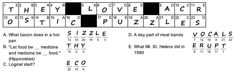 How to Solve Acrostic Puzzles | Acrostic Puzzles